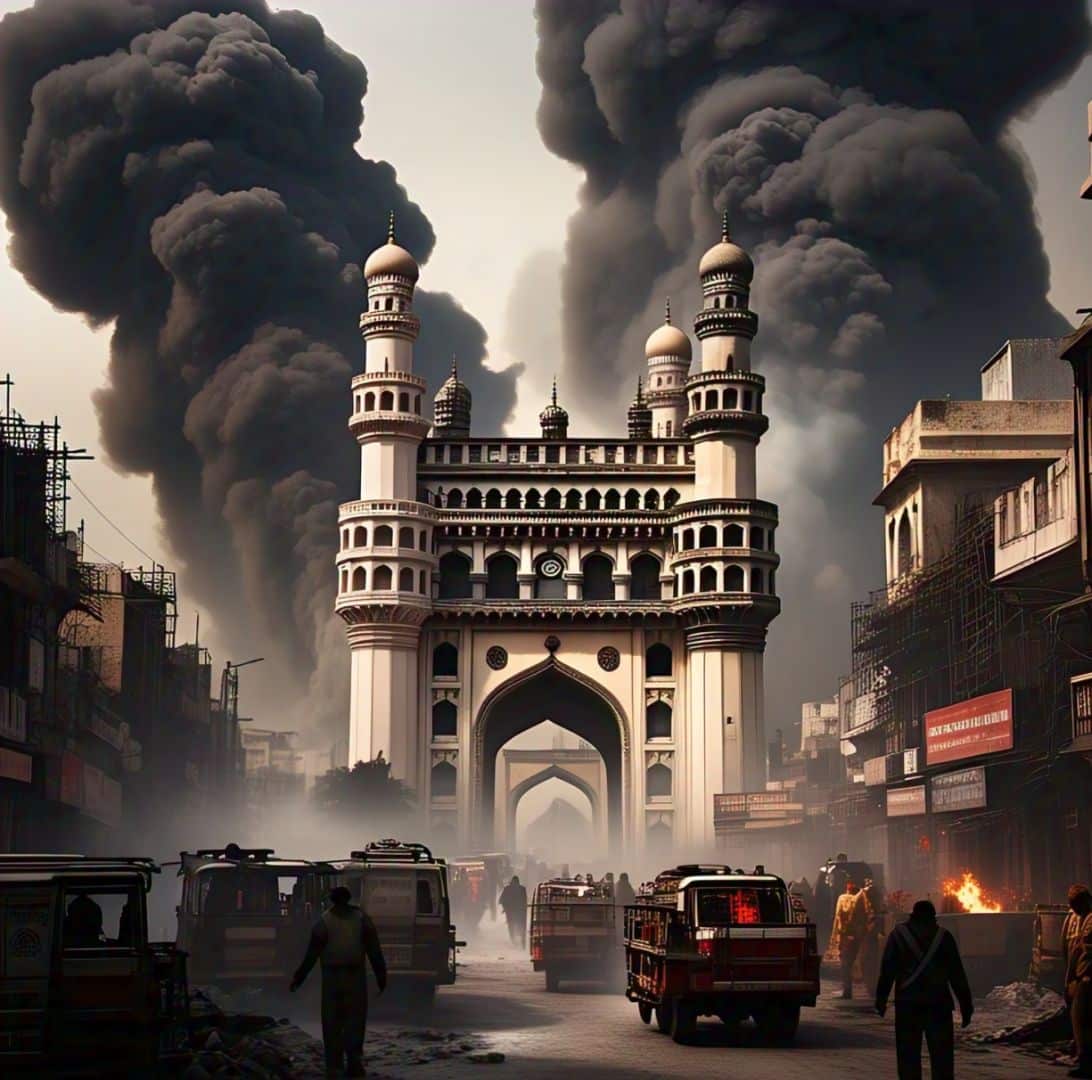 Hyderabad Charminar Fire: 17 Dead Including 8 Children in Tragic Blaze